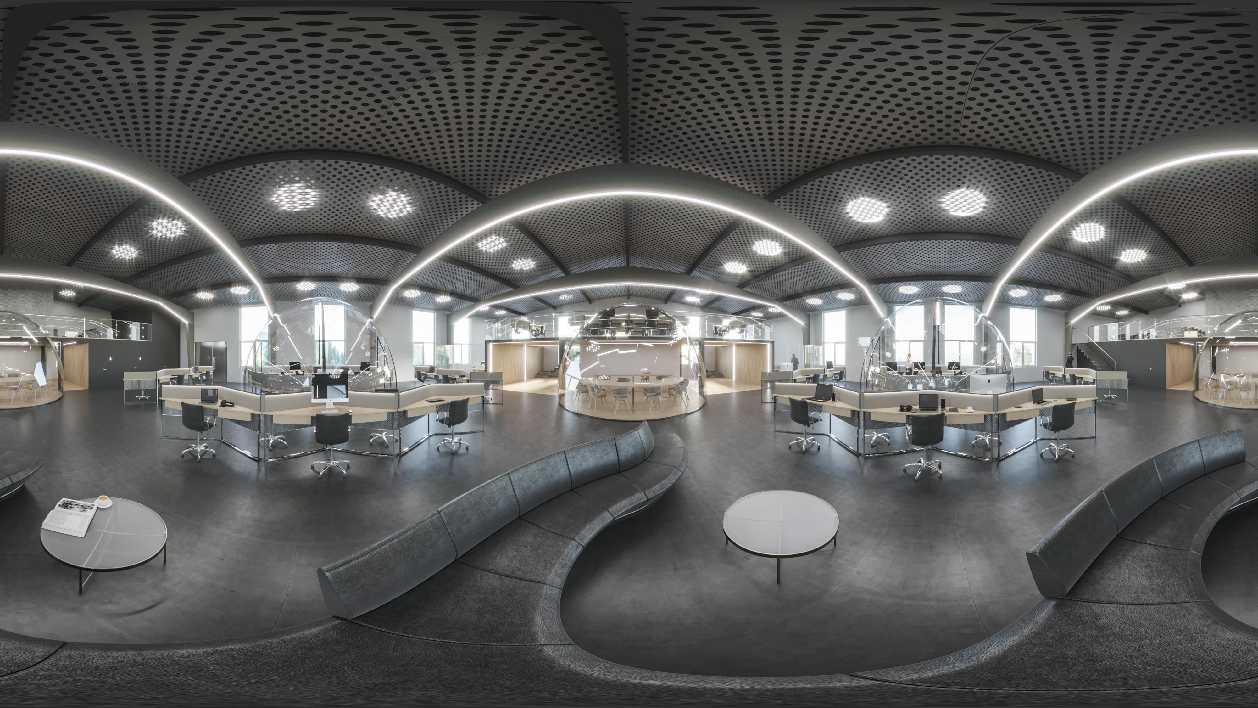 AURA Dome office silent rooms and workspaces on Momento360