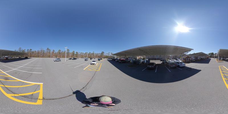 North Lot Solar Panels on Momento360