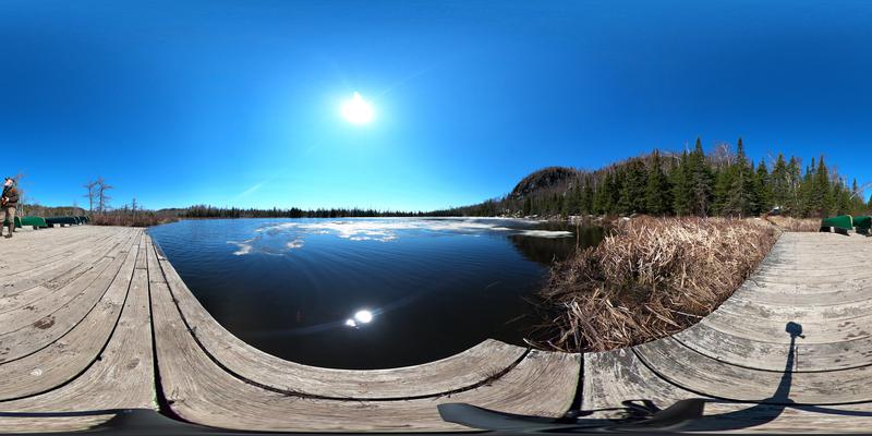 Raven Lake Shoreline (Apr 30, 2020) on Momento360