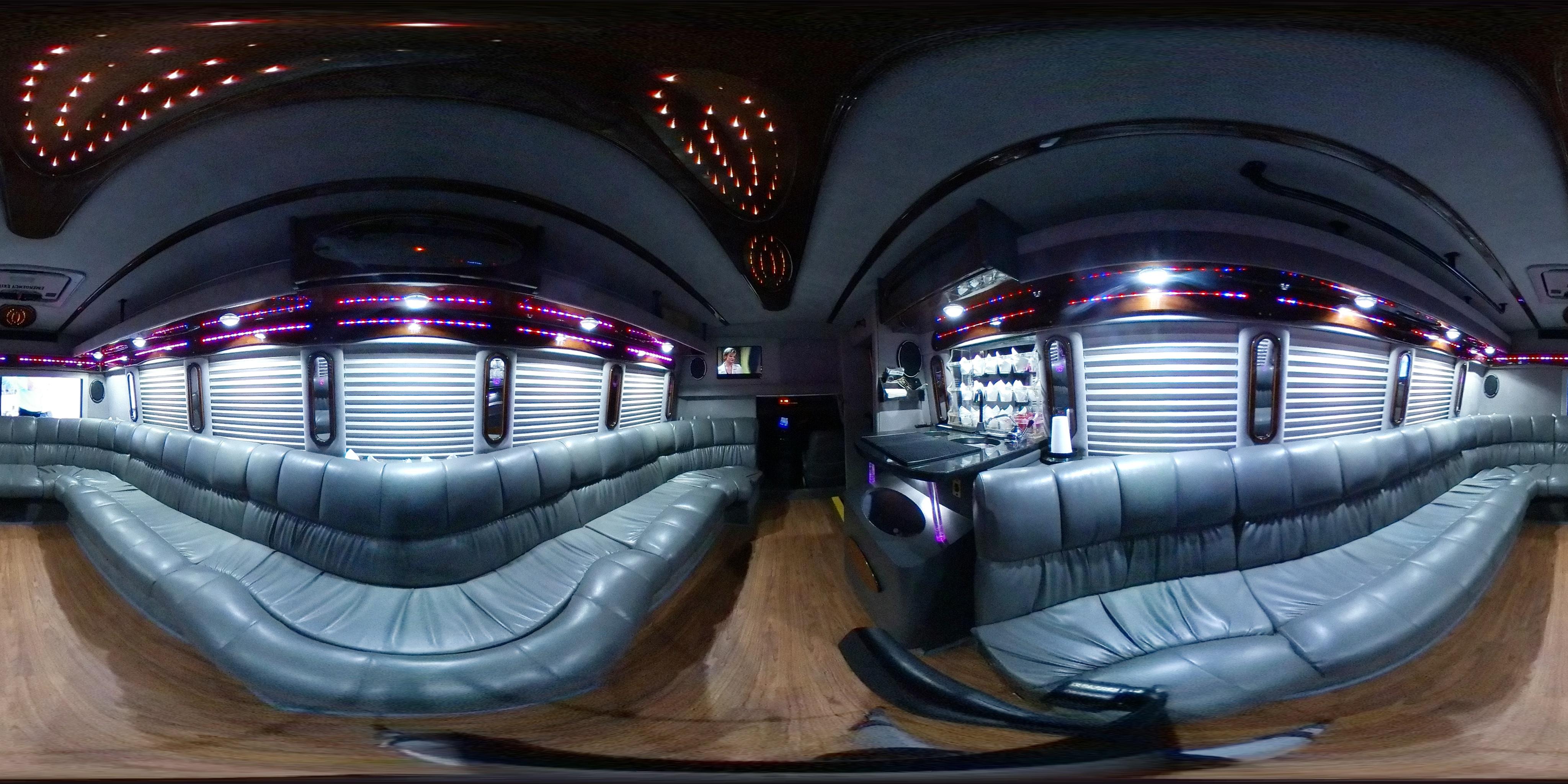 14 Pax Limo Bus on Momento360