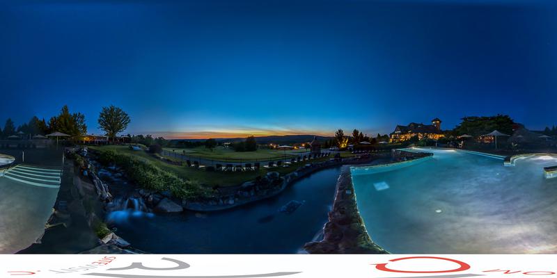 Crystal Springs Resort Vista 180 Pool Sunset