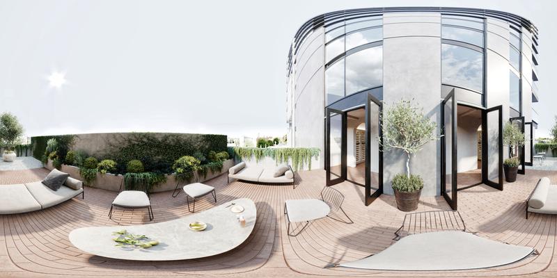 The Brougham - Level 1 Terrace on Momento360